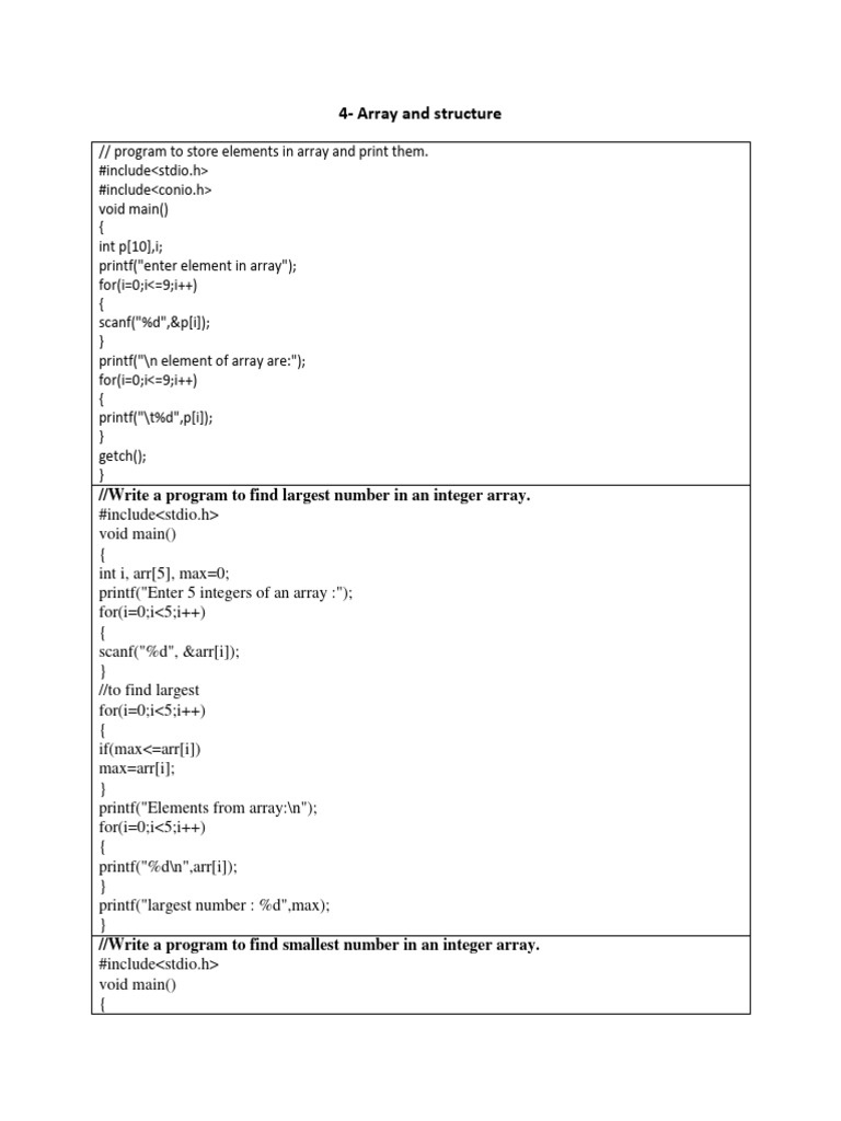 Chapter 4 Programs | PDF | Computer Engineering | Computer Science