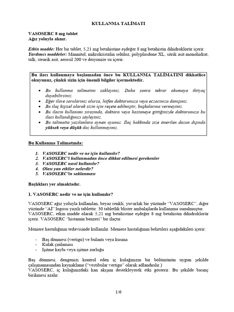 Vasoserc | PDF