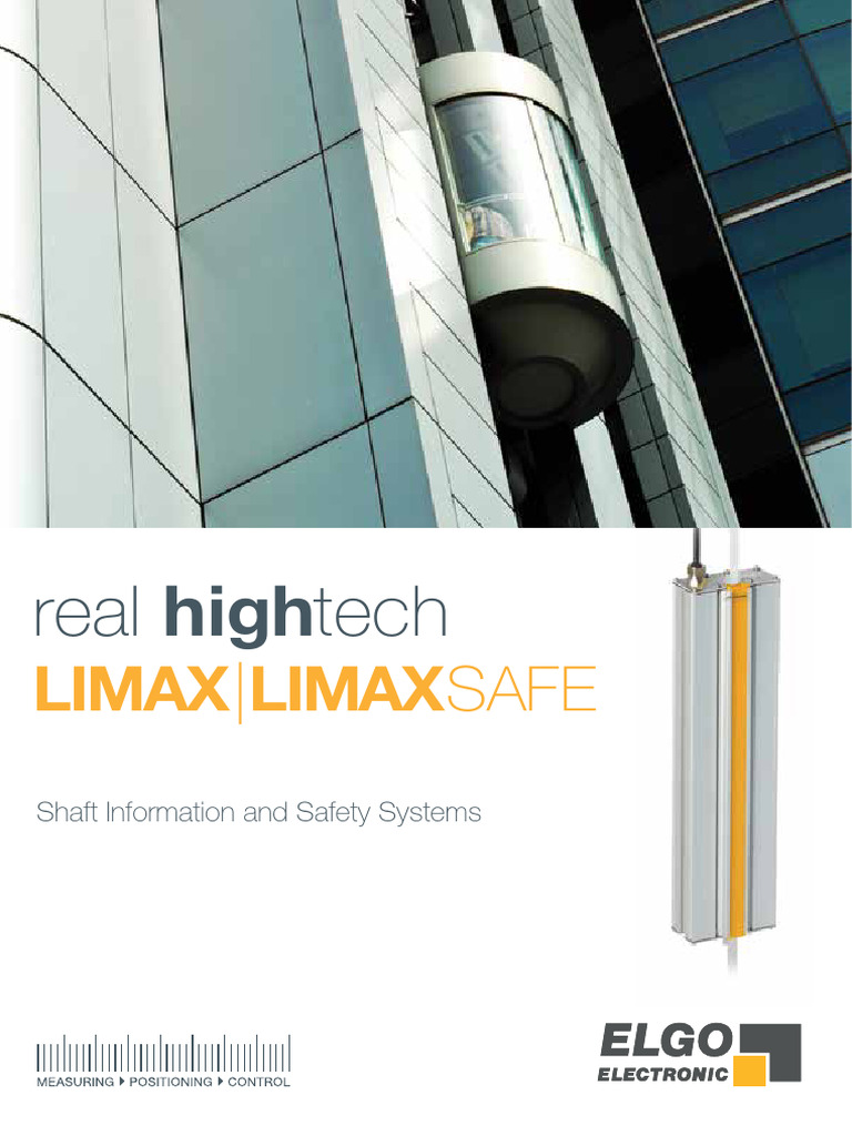 LIMAX Katalog-E | PDF | Elevator | Sensor