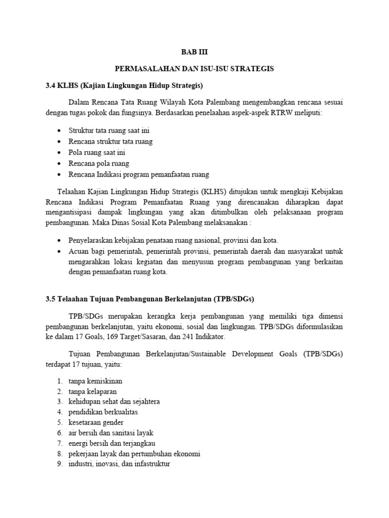 Isu Strategis Sosial Palembang | PDF | Ilmu Sosial