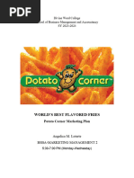 Potato Corner SWOT Analysis | PDF | Brand | Fast Food