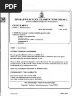 Geography A Level ZIMSEC Syllabus | PDF | Geographic Information System ...