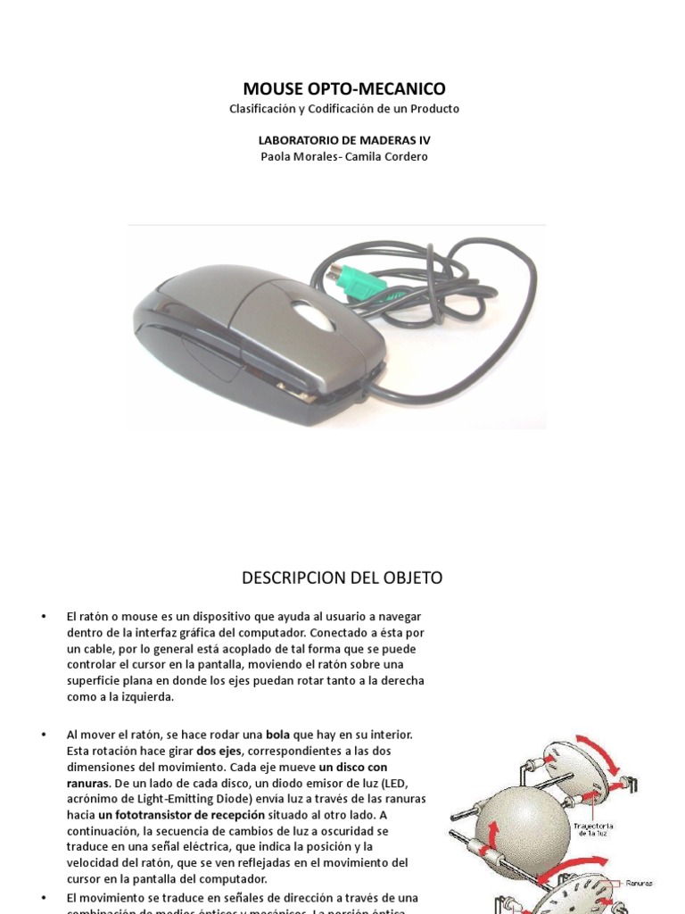 Mouse Opto Mecanico | PDF | Diodo emisor de luz | Science
