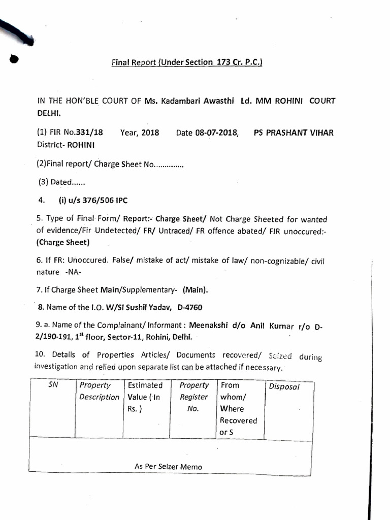 State Vs Niloy Kumar | PDF