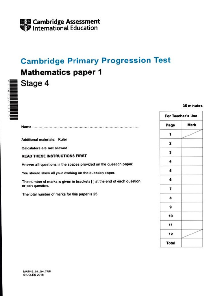 Maths Progression 4 | PDF