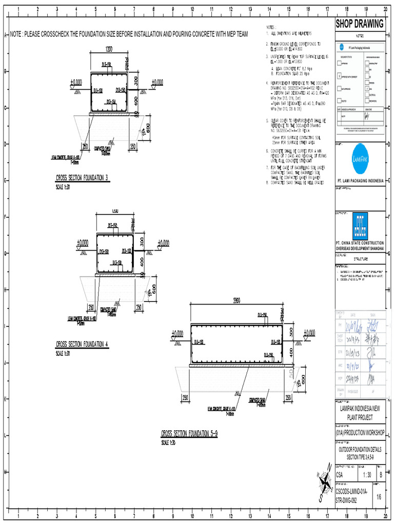 CSCODS-LMIND-01A-STR-DWG-092-Rev B-Detail & Section Outdoor Foundation ...
