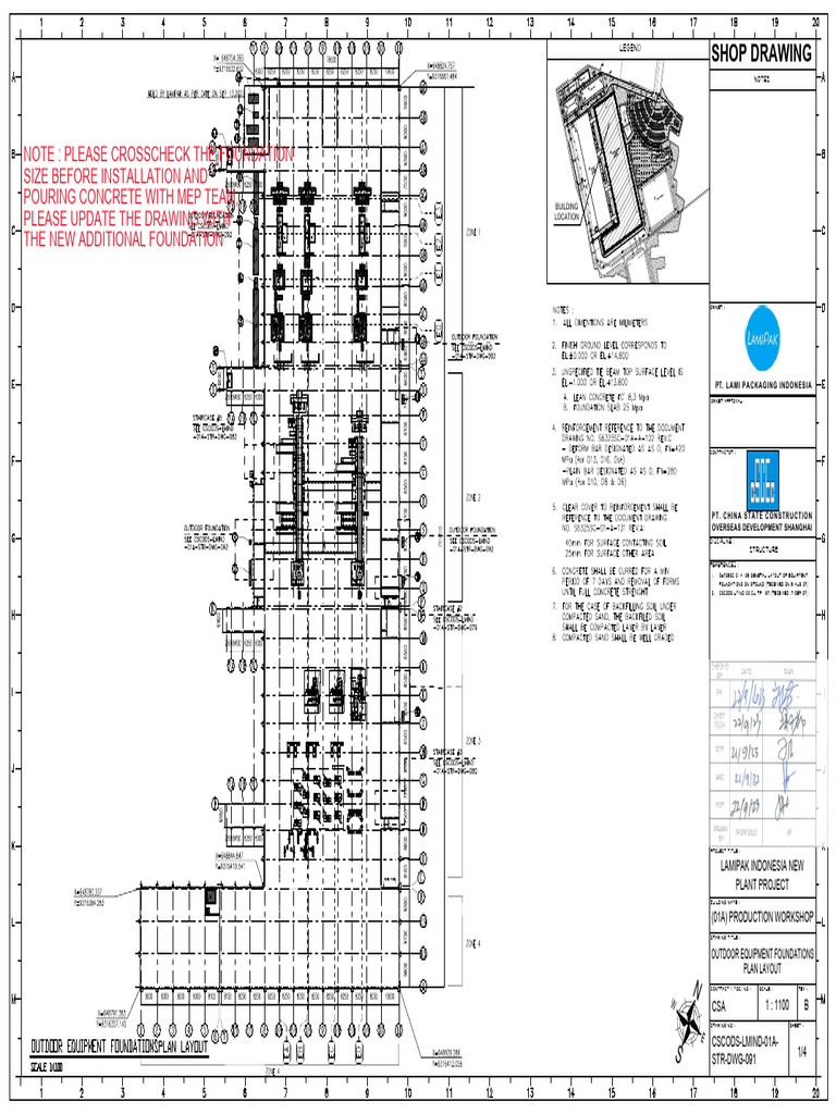 CSCODS-LMIND-01A-STR-DWG-091-Rev B-Outdoor Equipment Foundation Plan ...