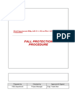 Fall Prevention Plan | PDF | Scaffolding | Safety