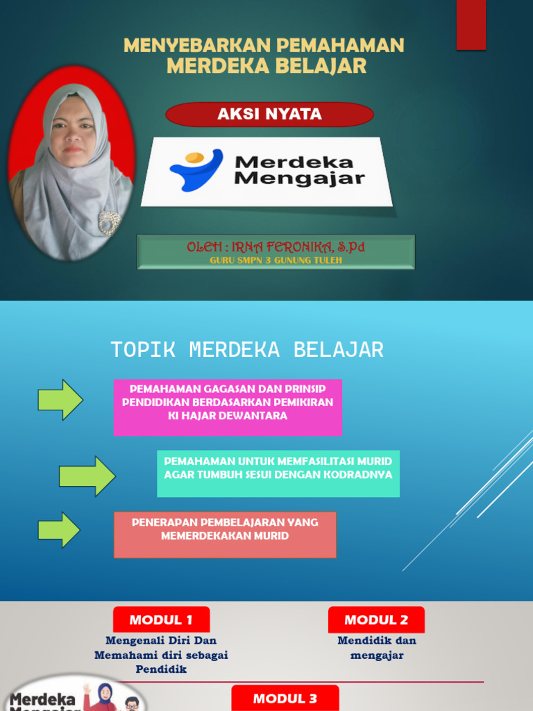 Aksi Nyata Merdeka Belajar | PDF