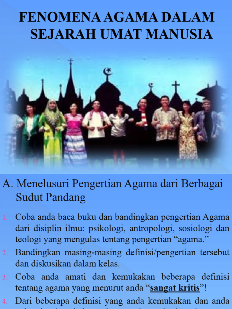 Fenomena Agama Dalam Sejarah Umat Manusia | PDF | Ilmu Sosial | Agama ...