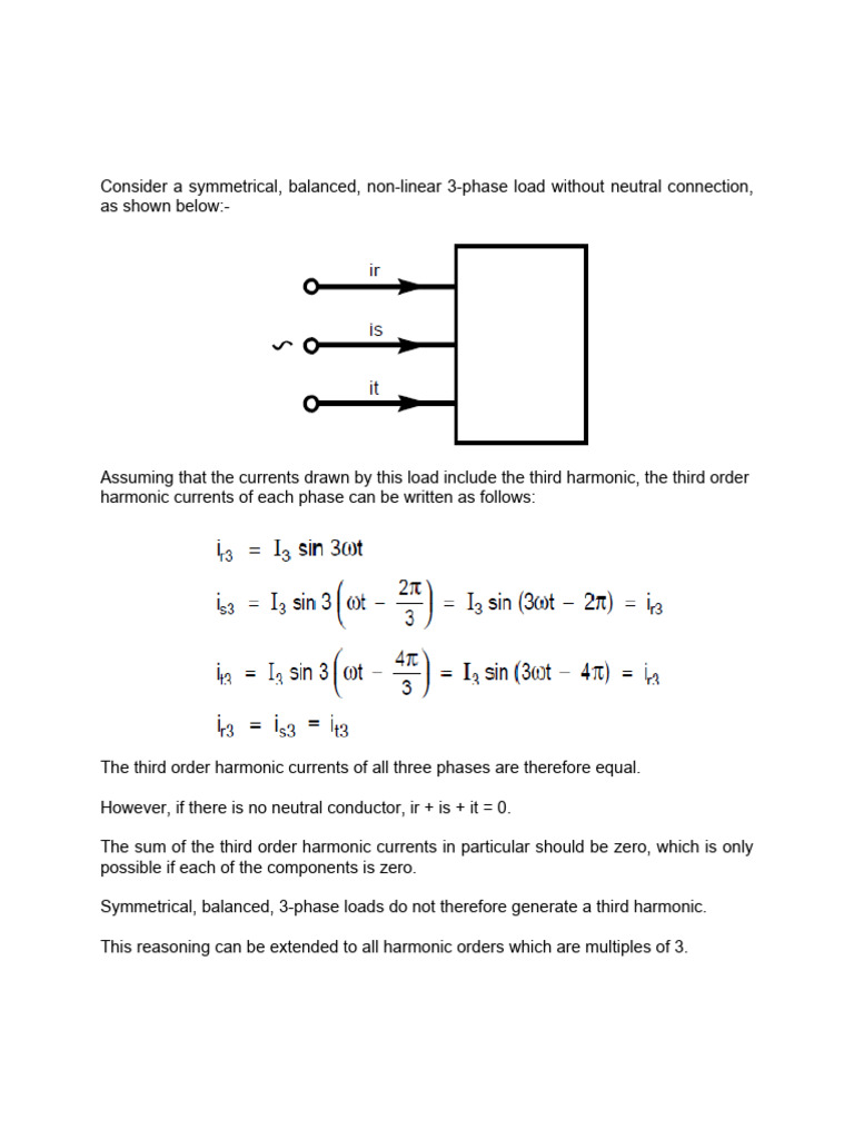 3rd Harmonic Currents | PDF | Rectifier | Electrical Components