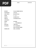 Grade 4 Mathematics Project Term 3 2024 - 051352 | PDF | Mathematics