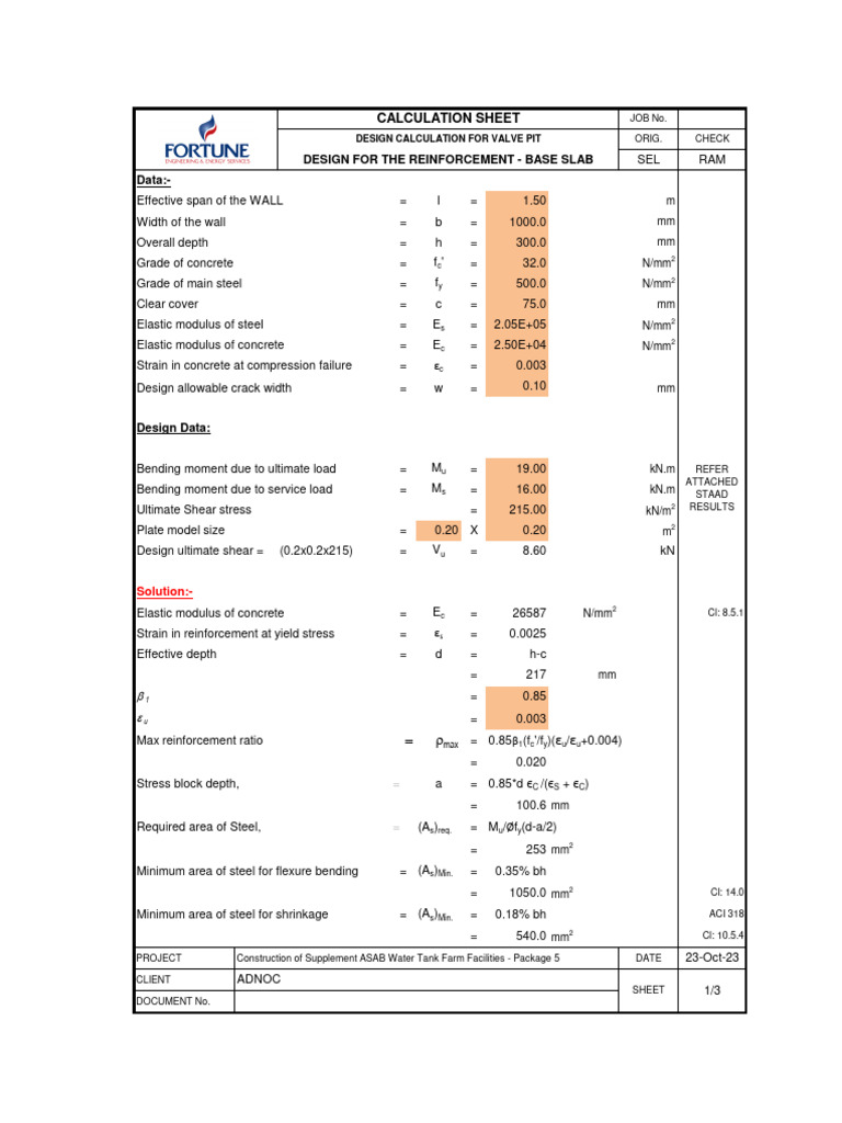 Valve Pit Design | PDF | Young's Modulus | Elasticity (Physics)