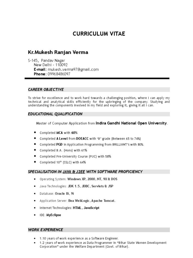 Mukesh Resume | PDF | Java Server Pages | Java Servlet