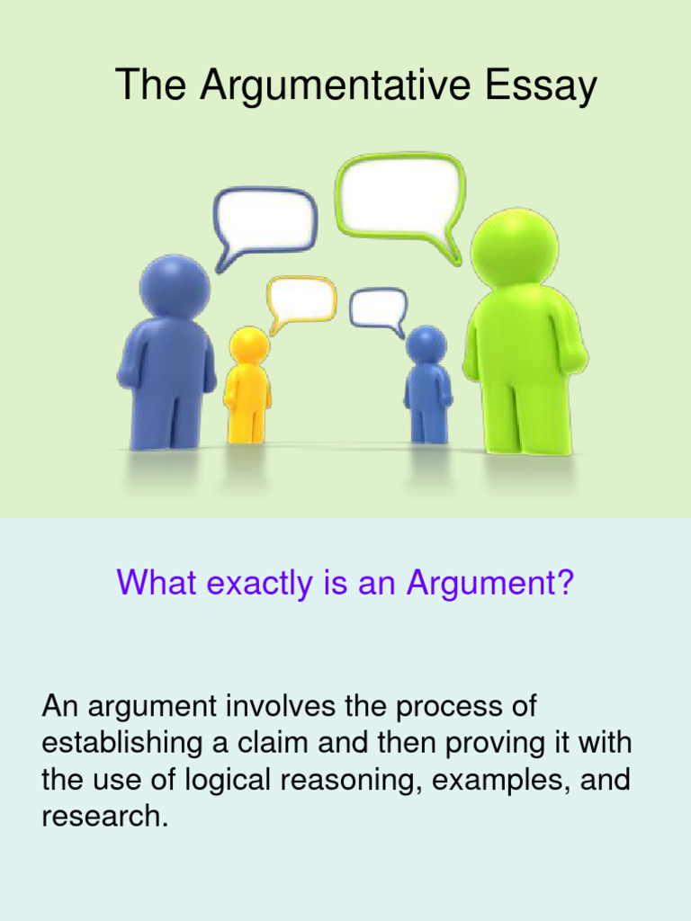 Argumentative Essay Gr11 | PDF