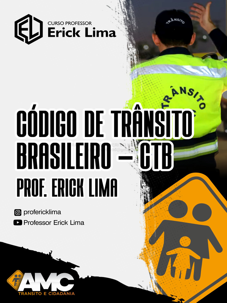 Apostila Código de Trânsito Brasileiro CTB | PDF | Tráfego | Polícia