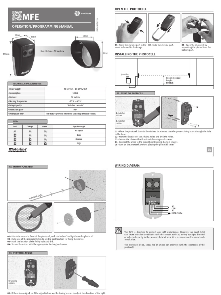 Manual de Utilizare MFE | PDF | Light Emitting Diode | Light
