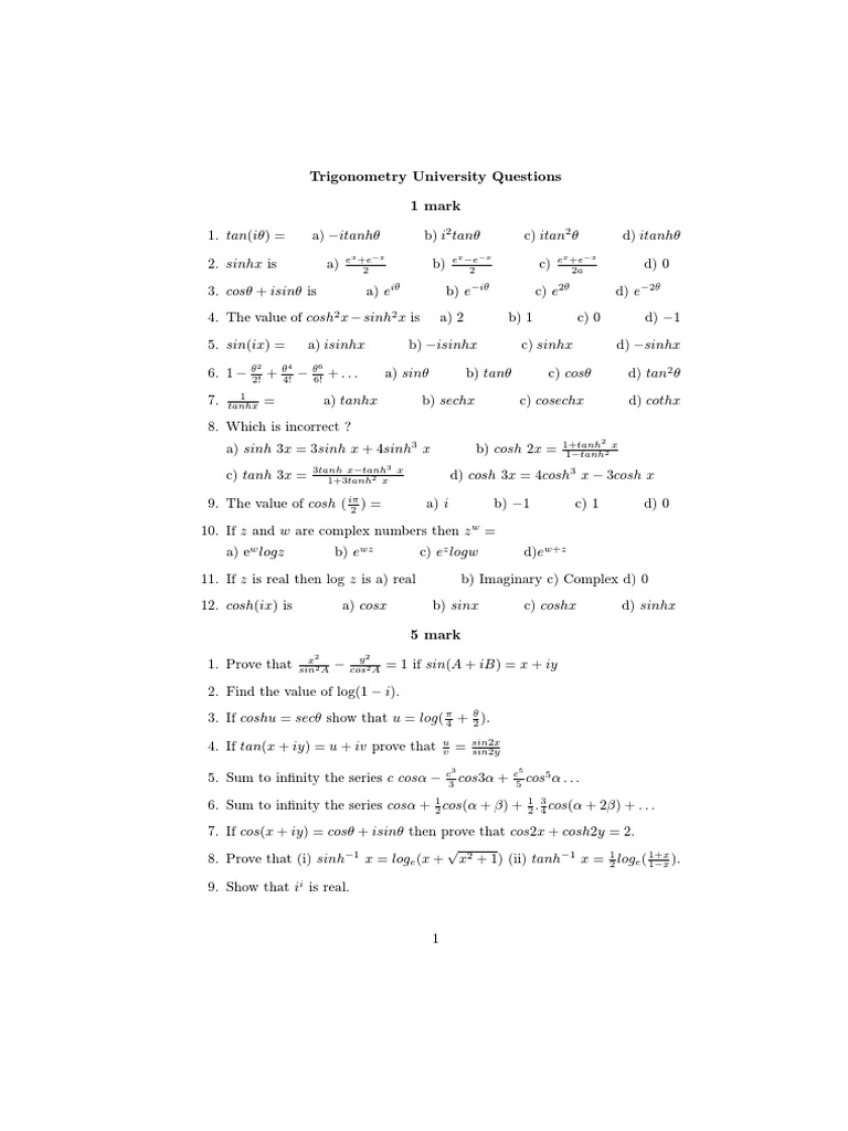 TLF Uqp | PDF | Trigonometric Functions | Trigonometry