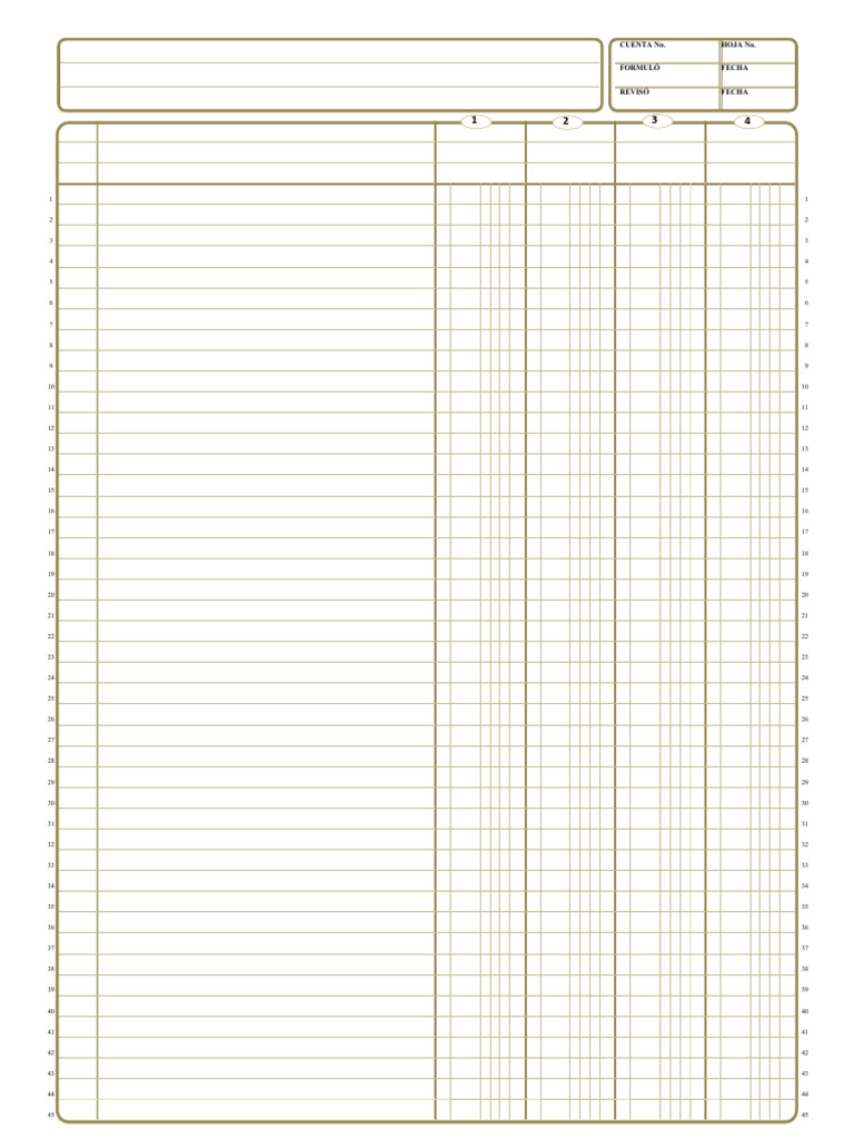 Formato de Balance General en Forma de Reporte | PDF