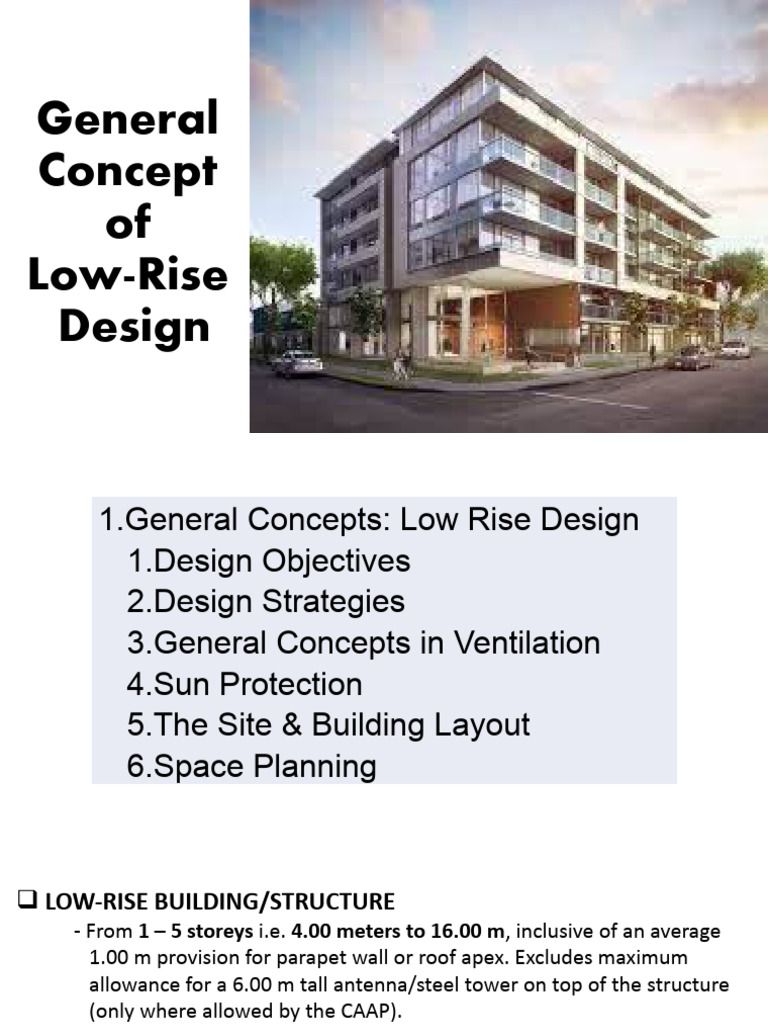 Low-Rise Housing Design Concepts | PDF