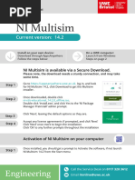 Multisim & Ultiboard Install Guide | PDF | Installation (Computer Programs) | Computing