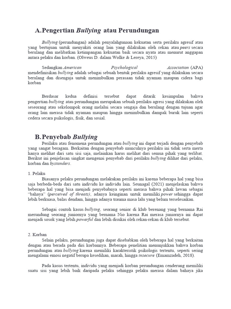 Materi Perundungan Projek | PDF