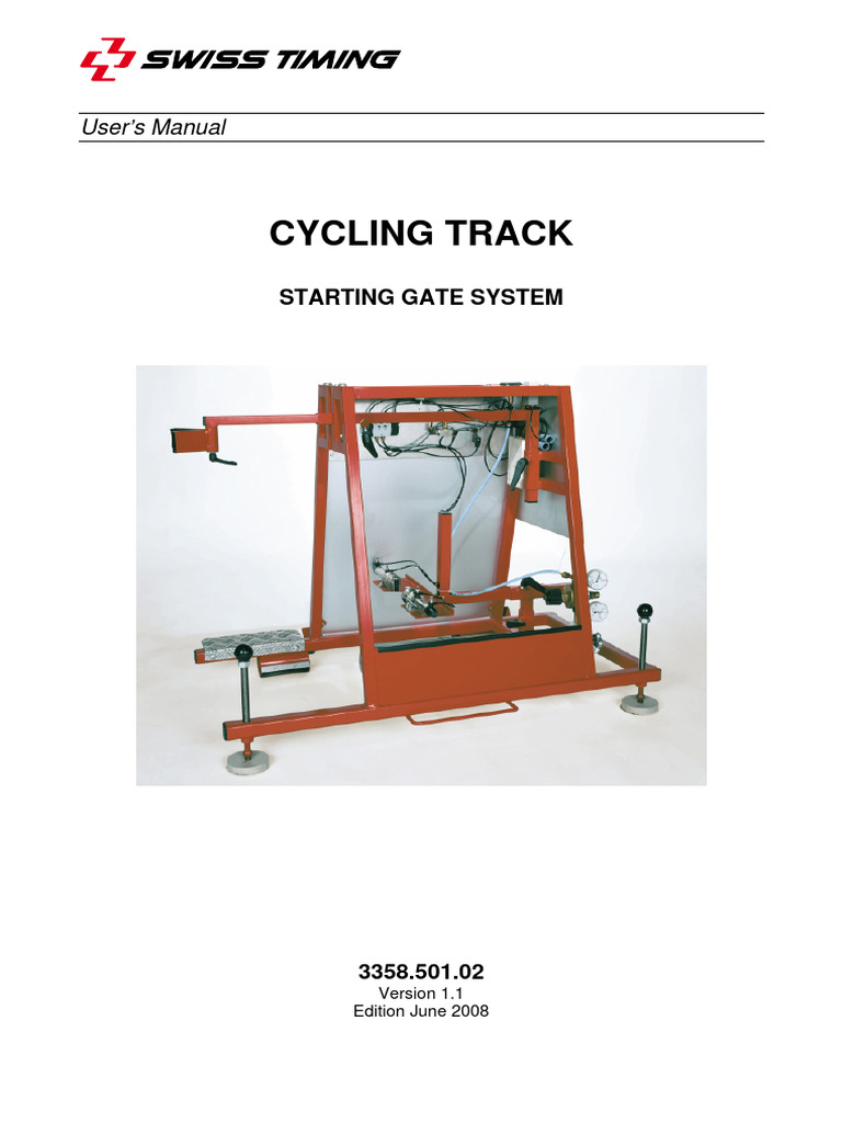 Cycling Track: User's Manual | PDF | Equipment | Manufactured Goods