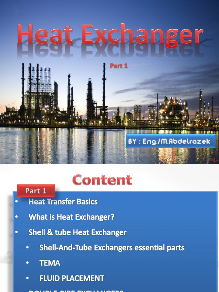 Part 1 What Is HeatExchanger | PDF | Heat Exchanger | Heat Transfer Part 1 What Is HeatExchanger | PDF | Heat Exchanger | Heat Transfer