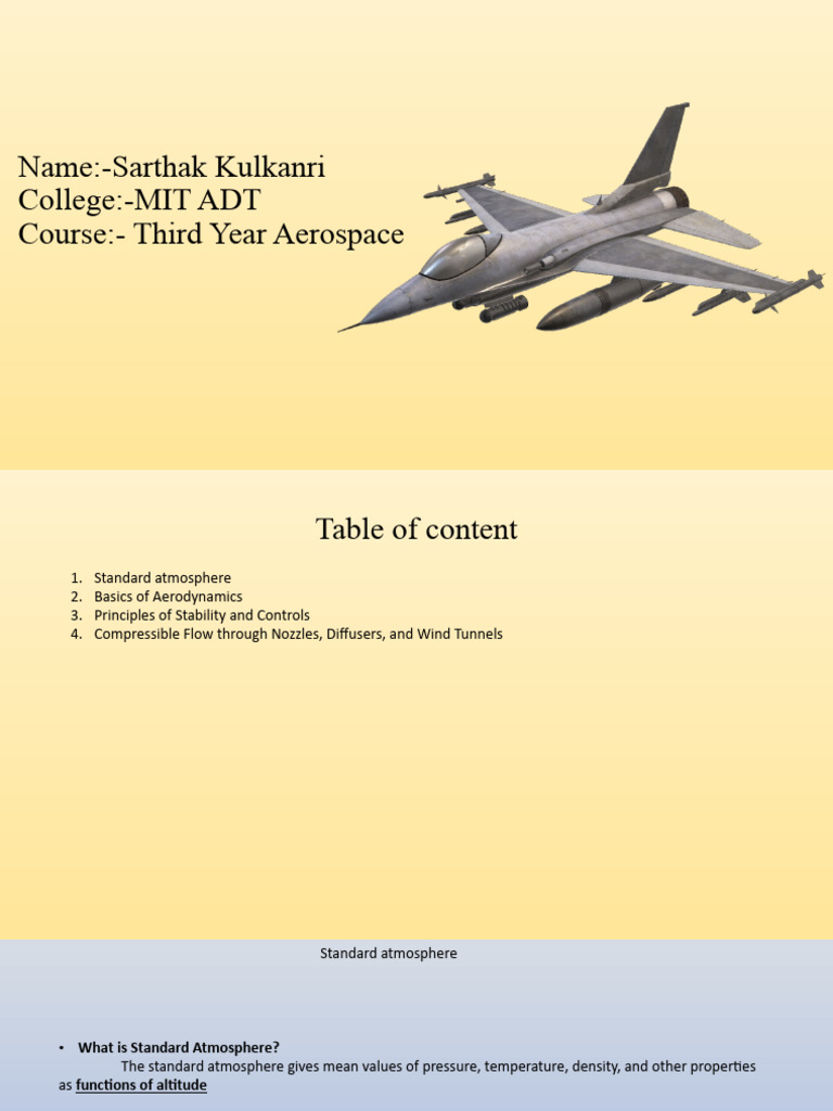 Sarthak PPT - 1 | PDF | Compressible Flow | Fluid Dynamics