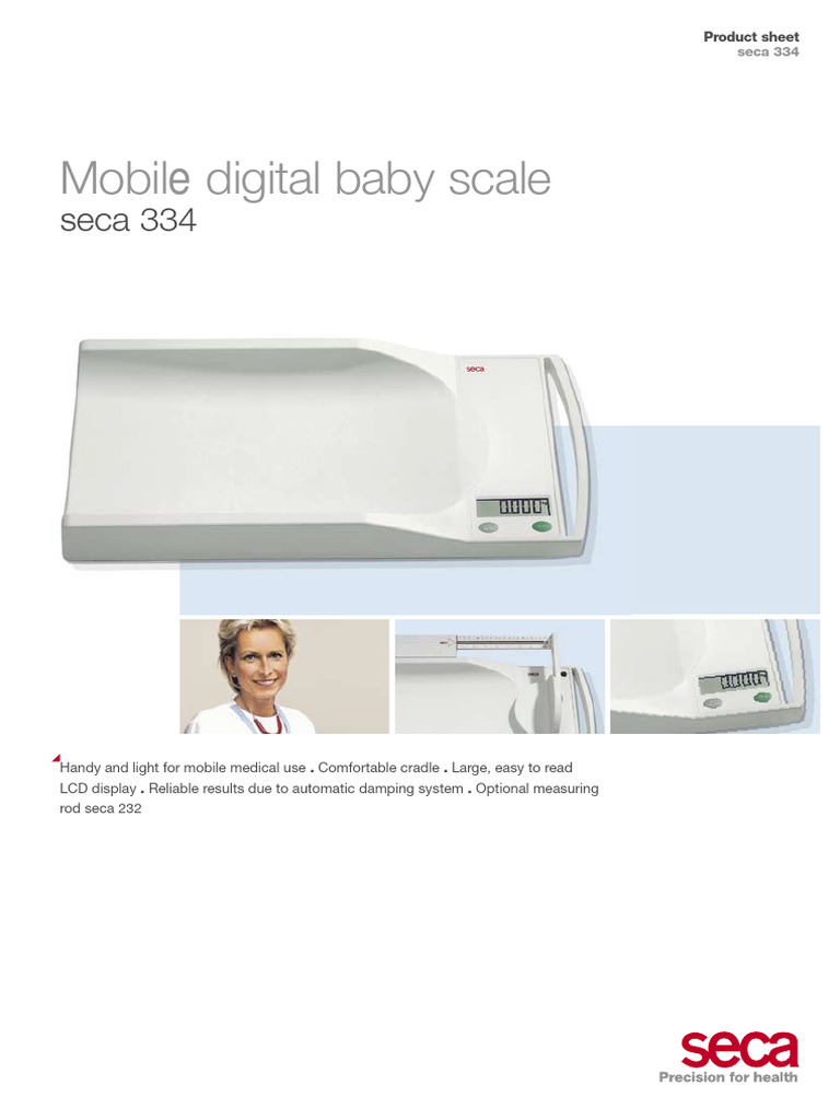 Seca 334 Specialist Scale | PDF | Weight | Manufactured Goods