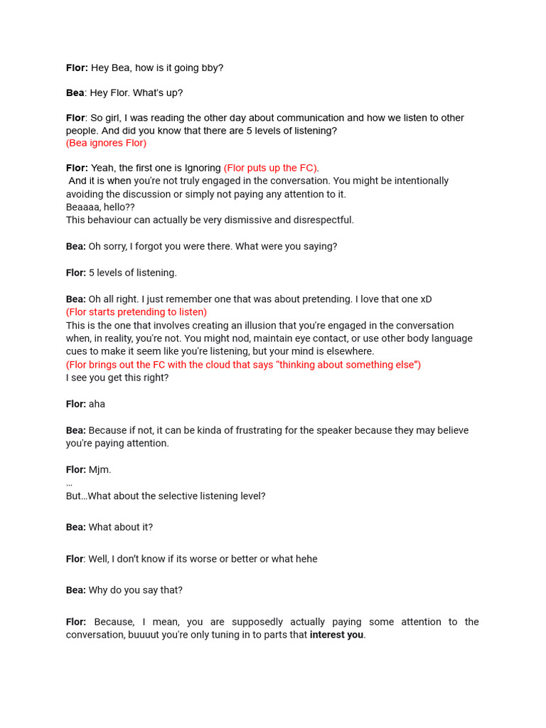 (RM Valencia) Communication & FB - Script | PDF | Psychology | Cognition