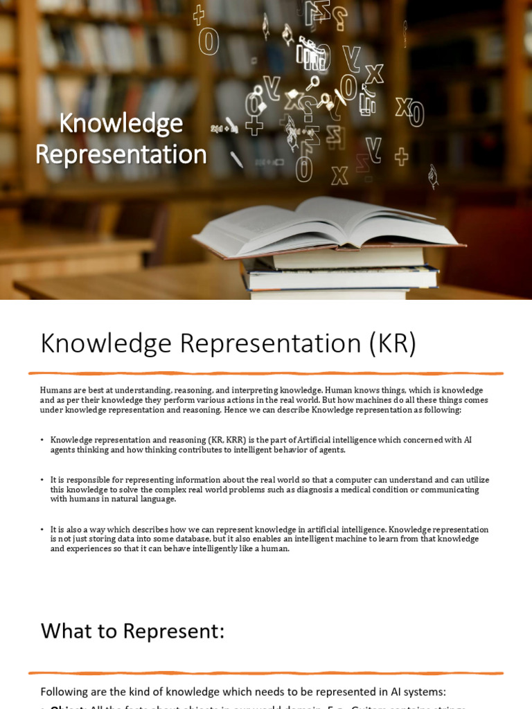 Knowledge Representation and Planning | PDF | Knowledge Representation And Reasoning | Inference