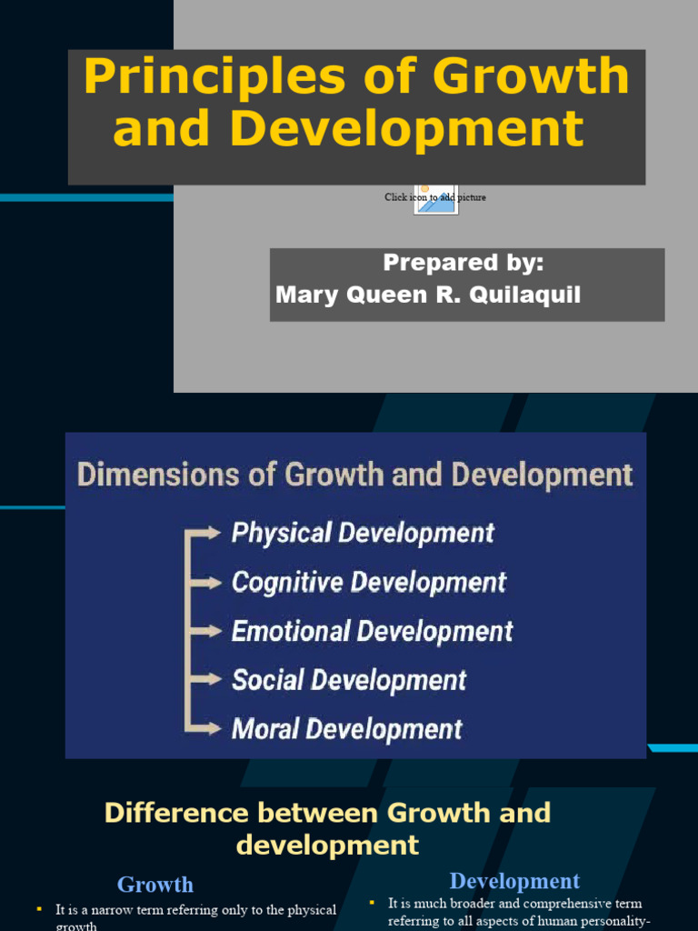 Principles of Growth and Development | PDF | Adolescence | Behavioural ...