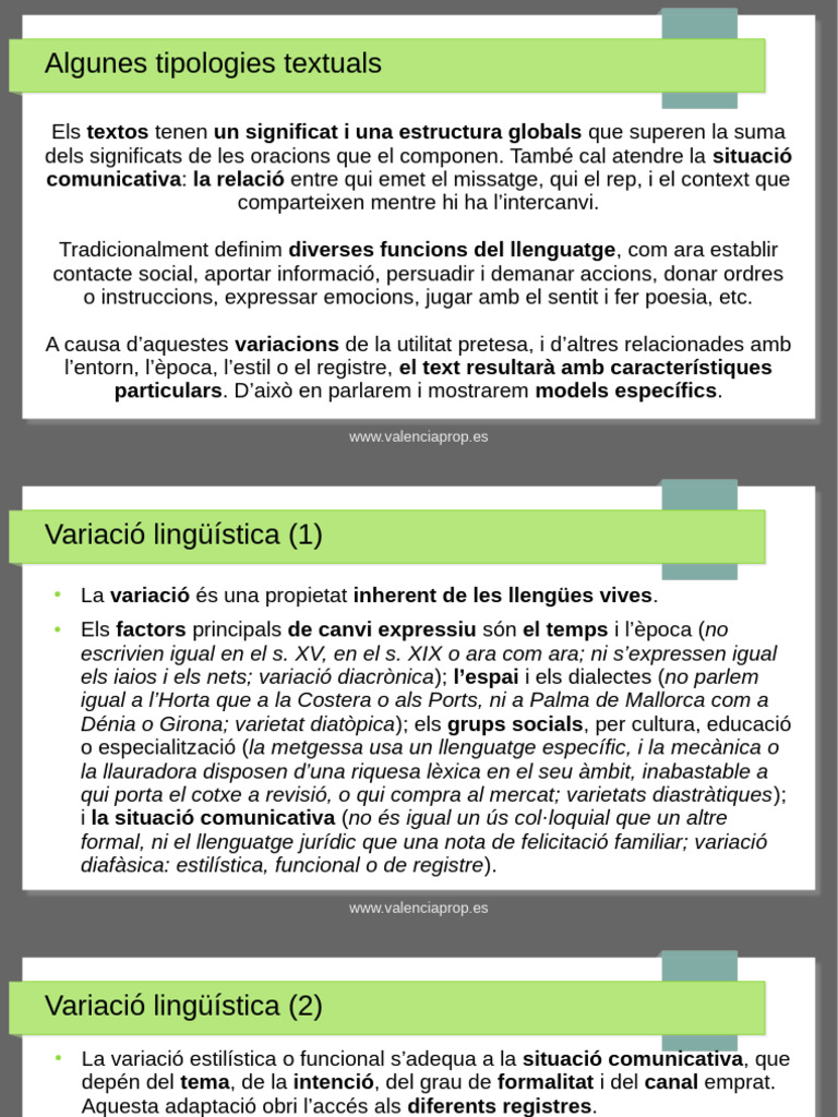 07 - Tipologies Textuals | PDF