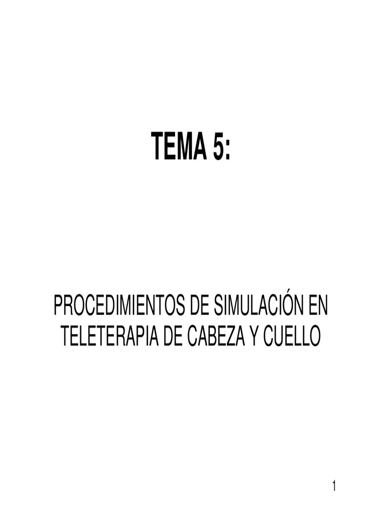 Máscaras termoplásticas en radioterapia | PDF | Medicina CLINICA
