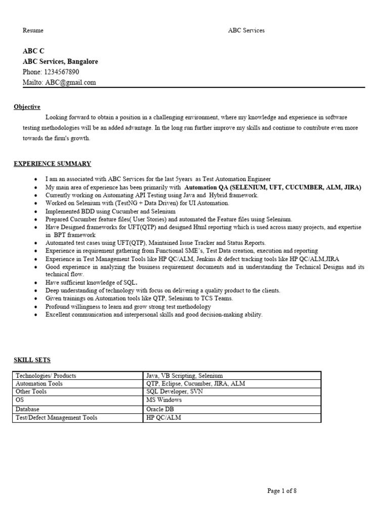 Automation Testing 5 Years Exp | PDF | Selenium (Software) | Software ... Automation Testing 5 Years Exp | PDF | Selenium (Software) | Software ...