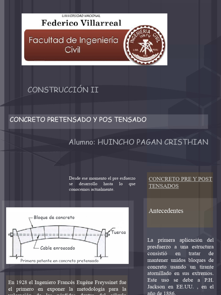 Concreto Pretensado y Postensado | PDF | Hormigón pretensado | Hormigón