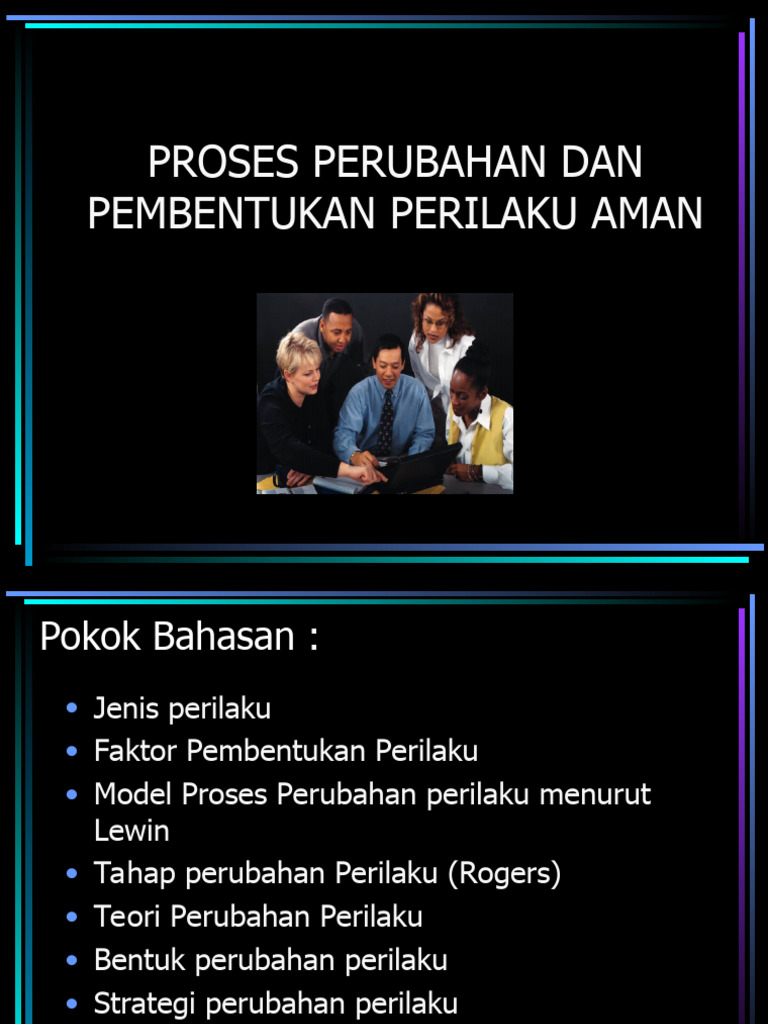 Pert. 6 Proses Perubahan Perilaku | PDF | Karier & Perkembangan