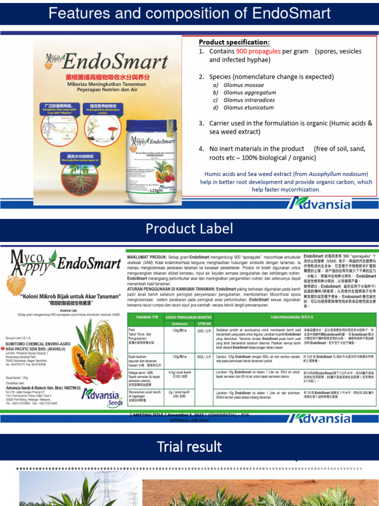 EndoSmart: AMF Application Guide | PDF | Plant Nursery | Soil