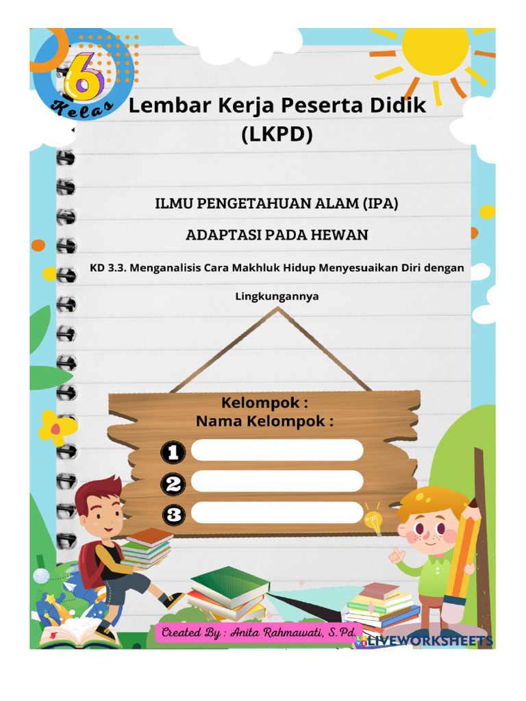 LKPD Siswa Ipa Kelas 6 | PDF