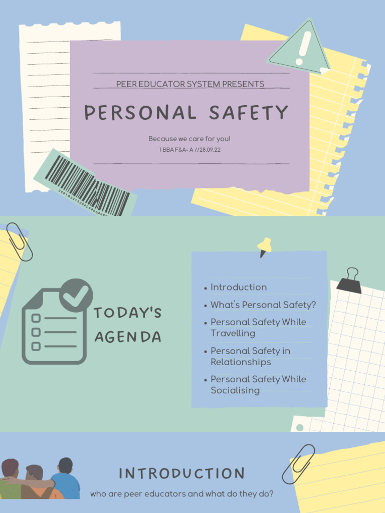 Peer Ed Personal Safety | PDF | Social Psychology | Human Communication