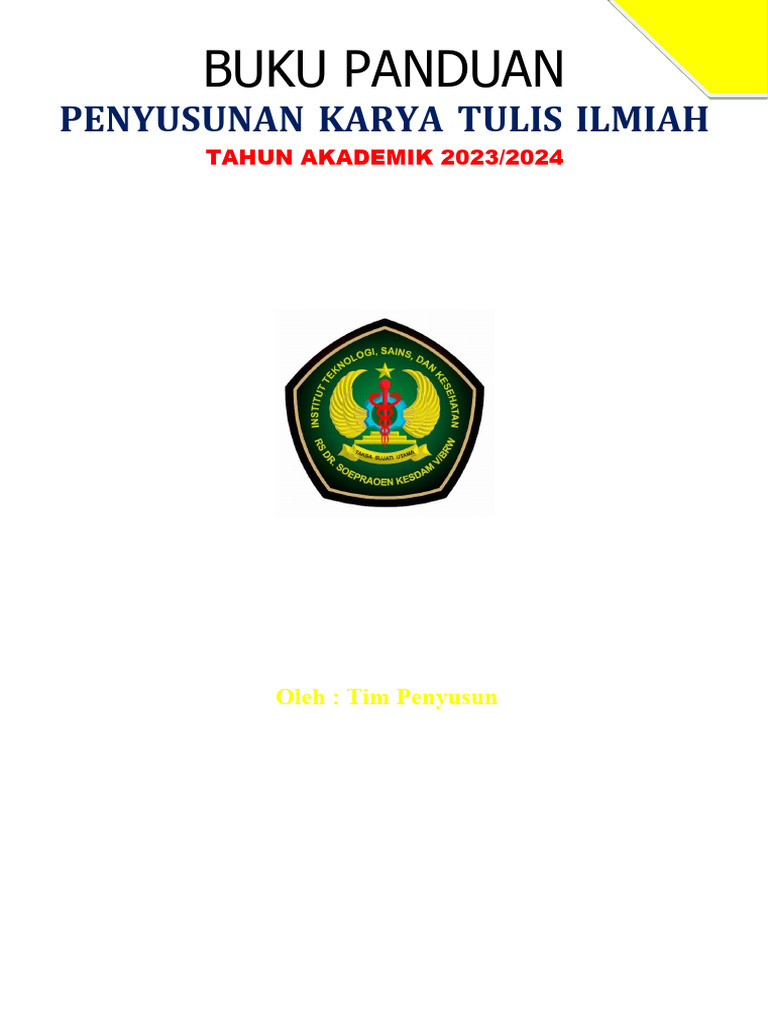 Buku Panduan KTI 2023-2024 | PDF