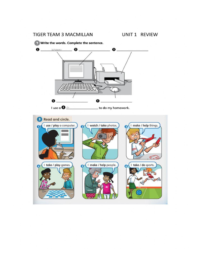 tiger 3 unit 1 | PDF