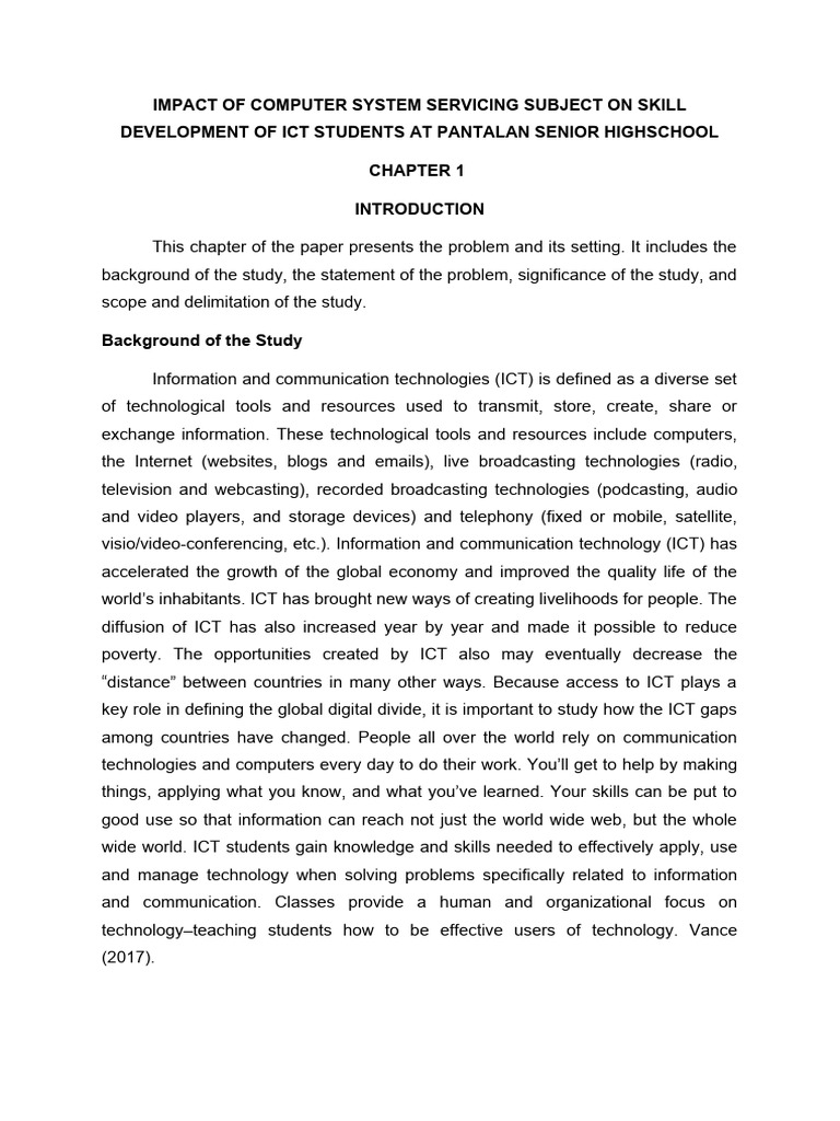Chapter 1 | PDF | Information And Communications Technology ...