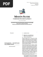 Fundamentos de la Misión Sucre | PDF | Venezuela