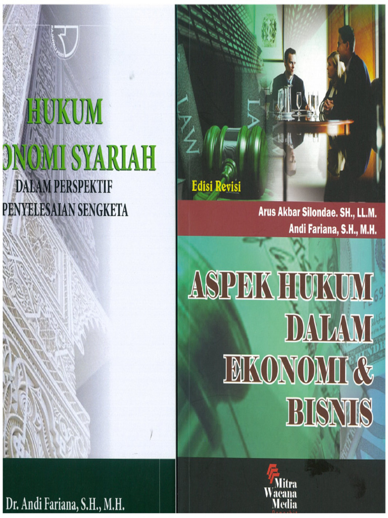 Aspek Hukum Dalam Ekonomi | PDF