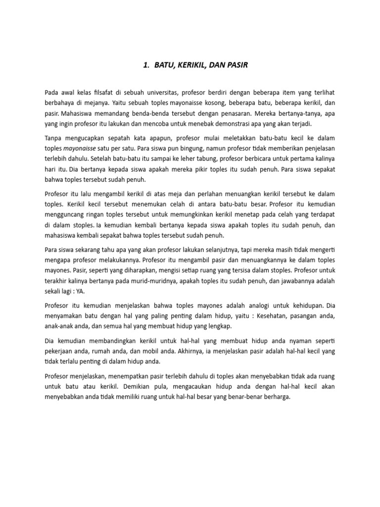 Kisah Inspiratif | PDF