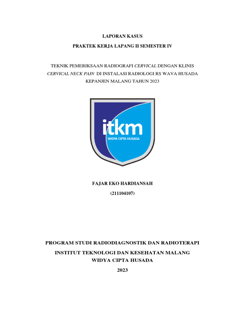 Laporan Kasus PKL 2 Fajar Eko H - 083811 | PDF