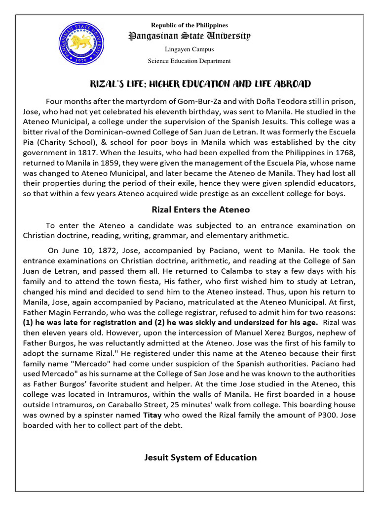 Ateneo Script. | PDF | Manila