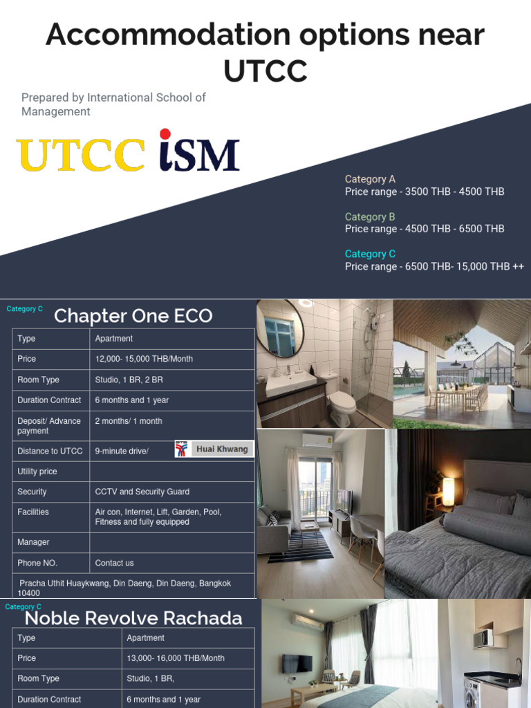Accommodation Options Near Utcc | PDF | Technology & Engineering